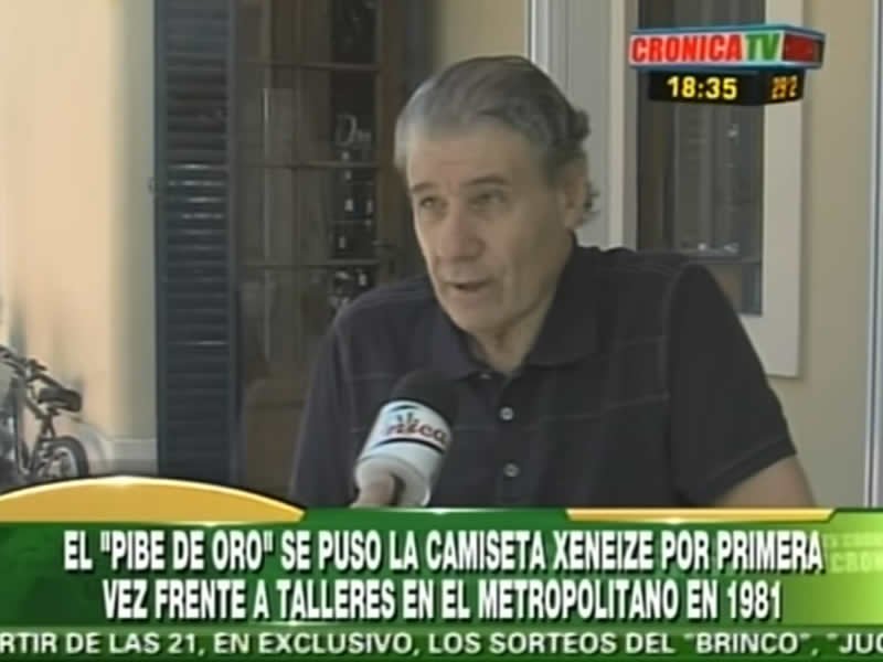 Crónica TV y los 35 años de mi debut en Argentina y el de Diego en Boca ...